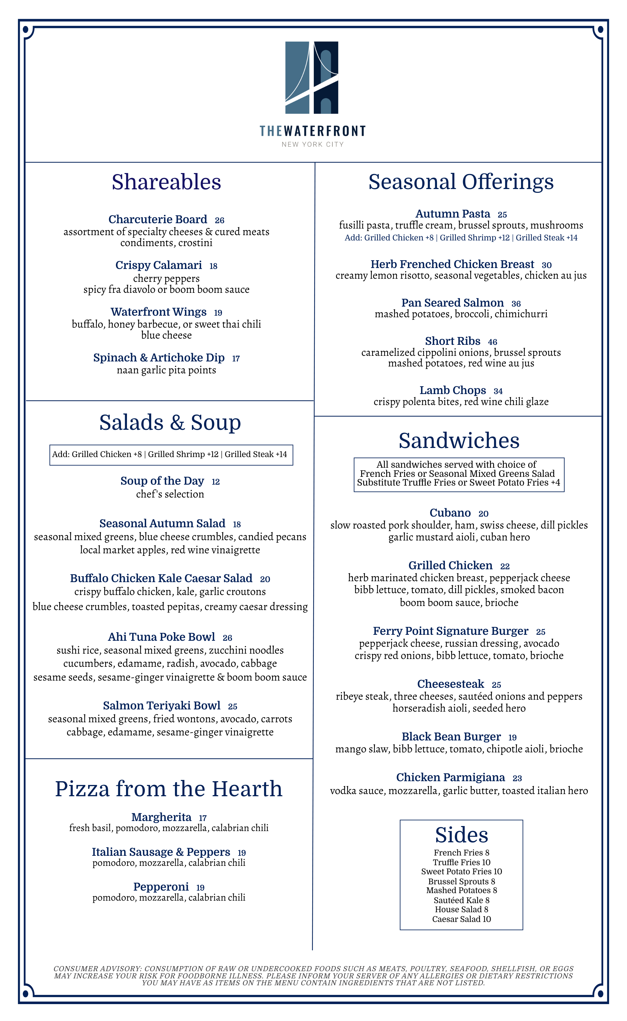 Upscale Restaurant in the Bronx | The Waterfront NYC